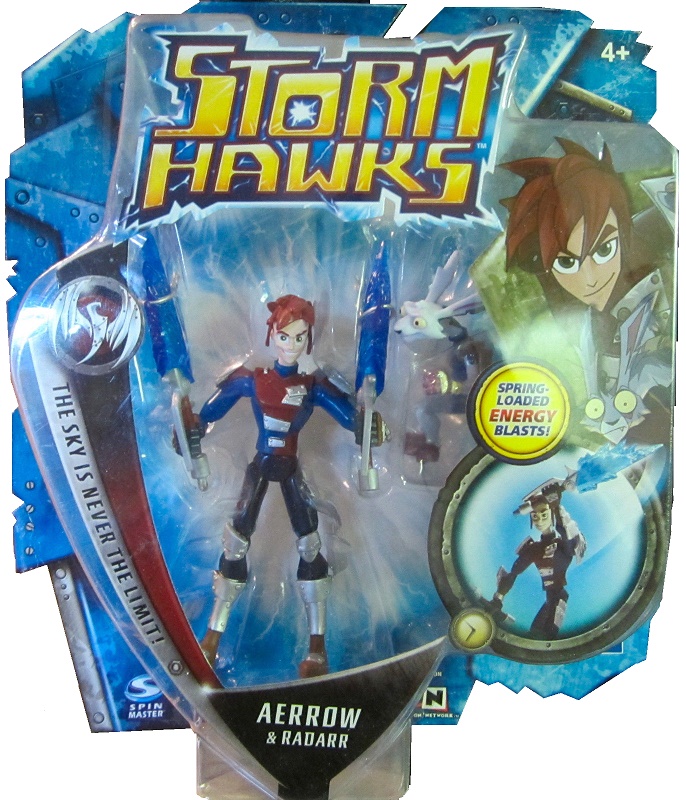 Spin Master Storm Hawks Aerrow and Radarr Action Figure