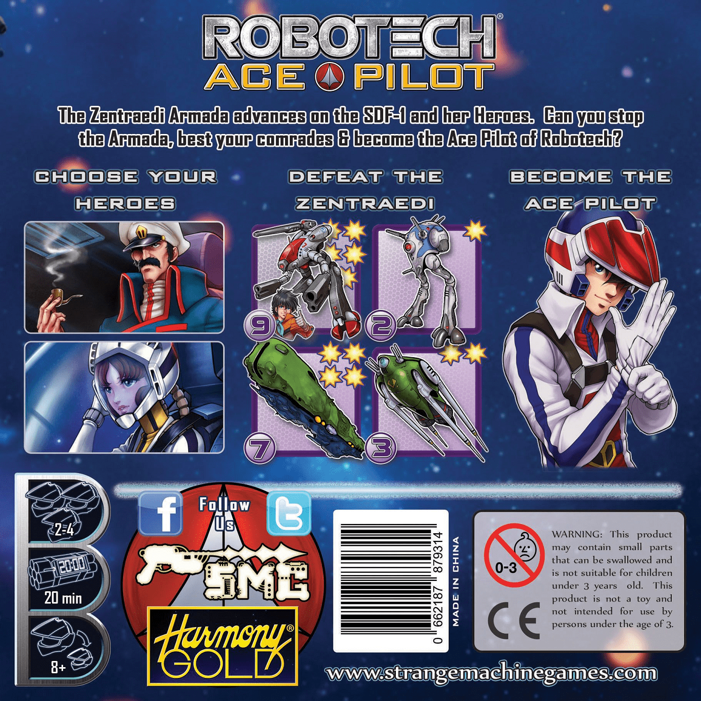 Strange Machine Games Robotech Ace Pilot Game
