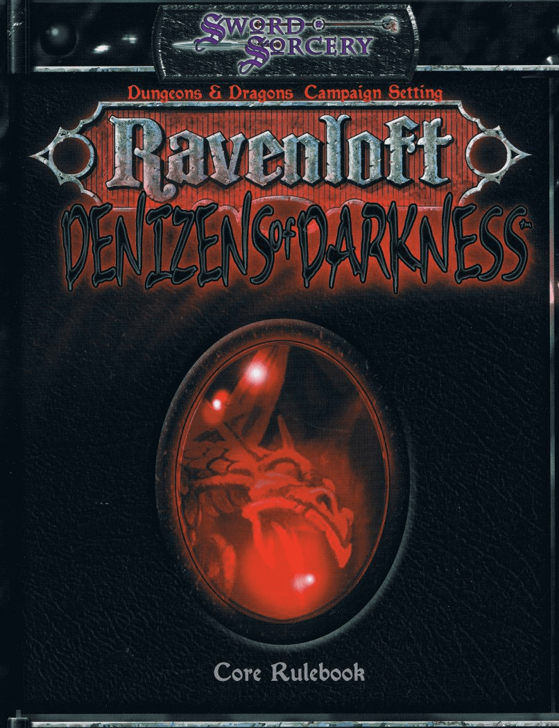 D&D Sword & Sorcery Ravenloft Denizens of Darkness Core Rulebook