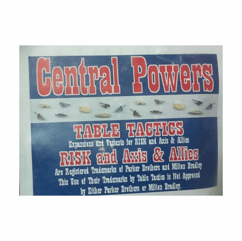 Table Tactics Axis and Allies Central Powers Expansion Game