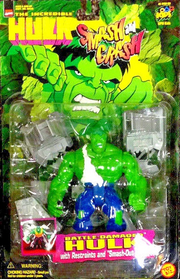 The Incredible Hulk Smash and Crash Battle Damage Hulk Figure