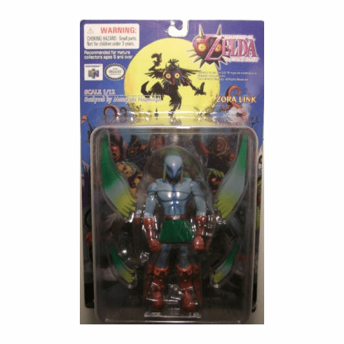 The Legend of Zelda Majora's Mask Zora Link Figure