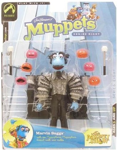 The Muppet Show Series 8 Marvin Suggs Grey Jacket Action Figure