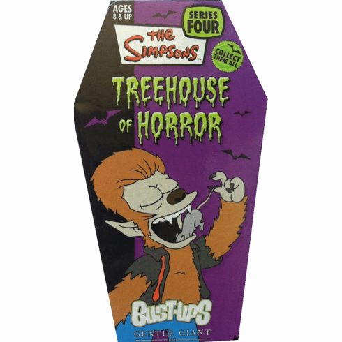 The Simpsons Treehouse of Horror Werewolf Bart Bust-Ups