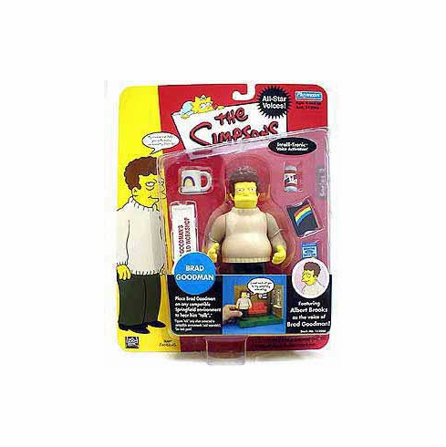 The Simpsons World of Springfield Al Brooks as Brad Goodman Figure