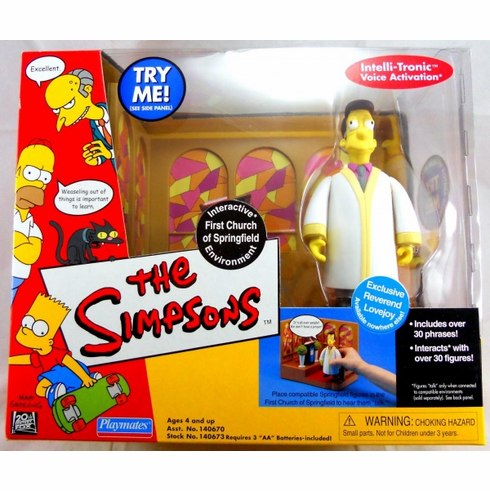 The Simpsons World of Springfield First Church of Springfield Playset