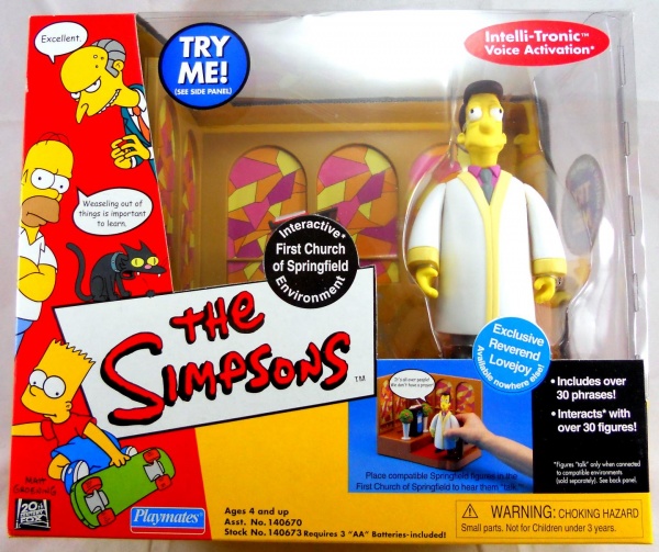 The Simpsons World of Springfield First Church of Springfield Playset