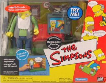The Simpsons World of Springfield Retirement Castle Playset