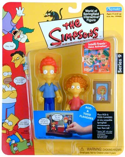 The Simpsons World of Springfield Series 9 Rod & Todd Flanders Figures