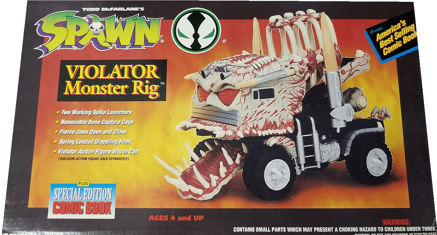 Todd Toys Spawn Series 1 Violator Monster Rig Figure