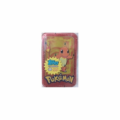 Topps Pokemon Cards Charmander Tin