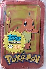 Topps Pokemon Cards Charmander Tin