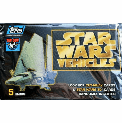Topps Star Wars Vehicles Trading Card Pack
