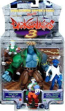 Toy Biz Capcom Darkstalkers 3 Victor and Ghost Professor Figures