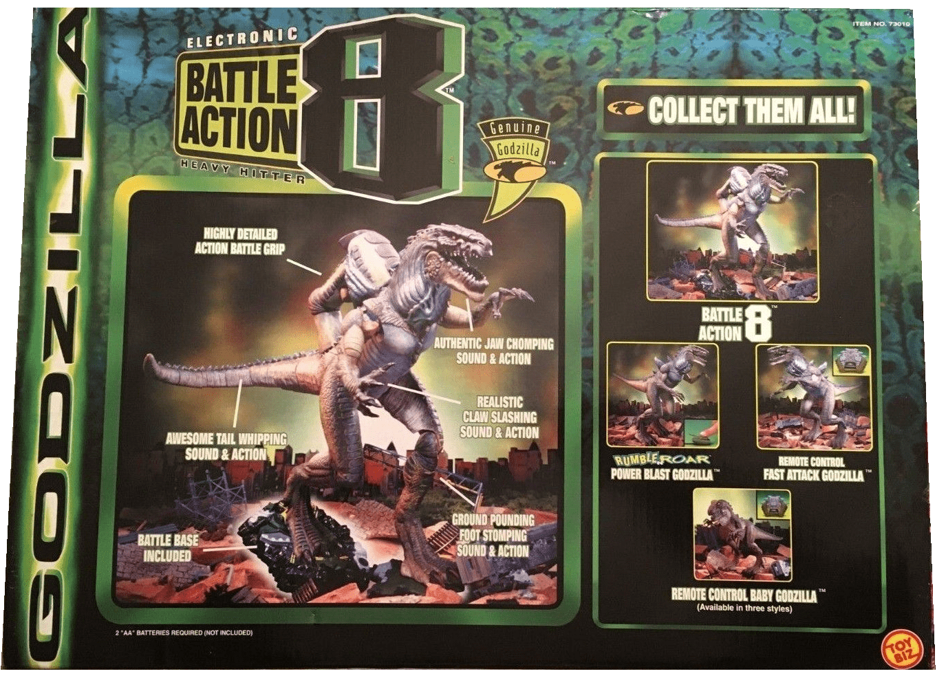 Toy Biz Godzilla Electronic Battle Action 8 Heavy Hitter