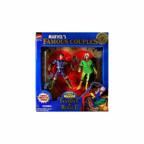 Toy Biz Marvel Famous Couples Gambit and Rogue Figure Set