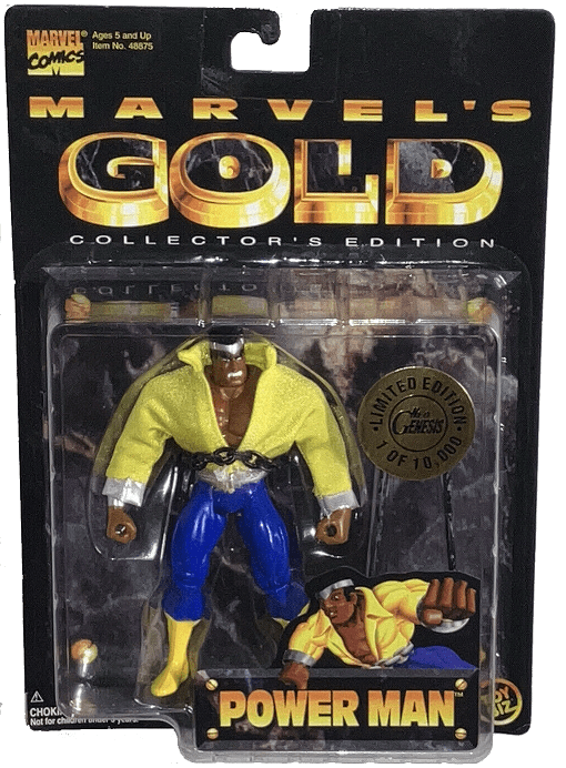 Toy Biz Marvel's Gold Power Man Figure