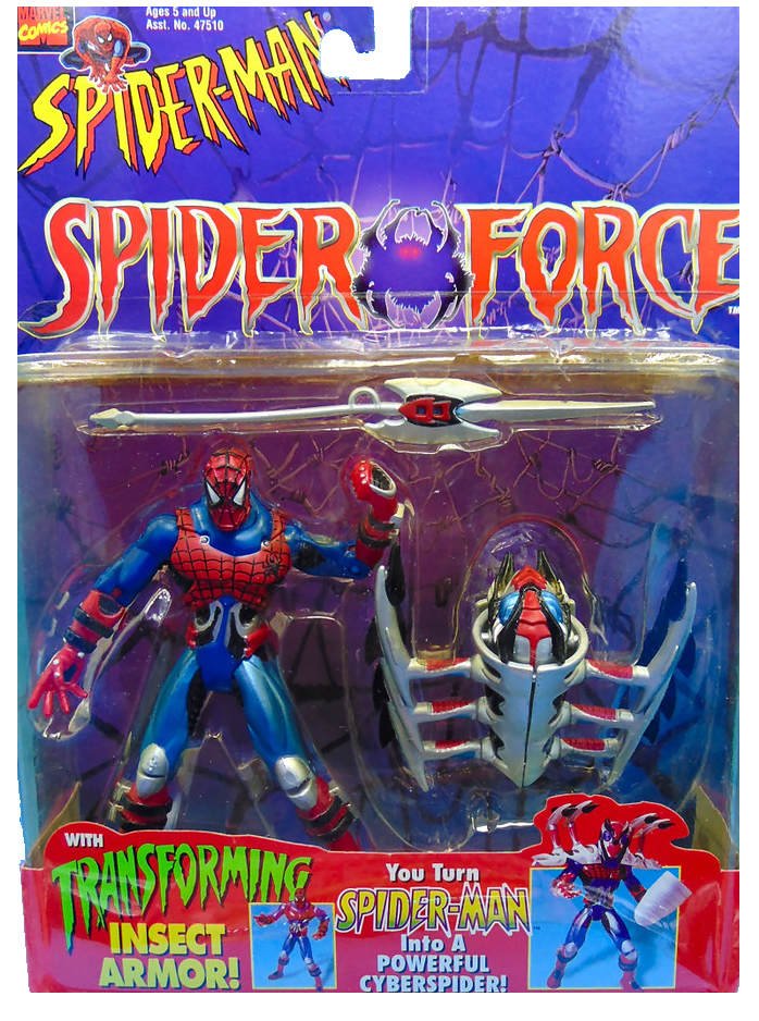 Toy Biz Spider-Man Spider Force Spider-Man Figure