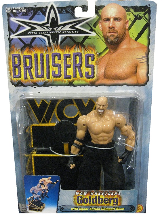 Toy Biz WCW Wrestlers Bruisers Goldberg Action Figure