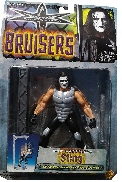 Toy Biz WCW Wrestlers Bruisers Sting Action Figure
