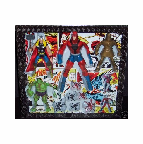 Toy Biz Marvel Collector Editions Original Avengers Action Figure Set