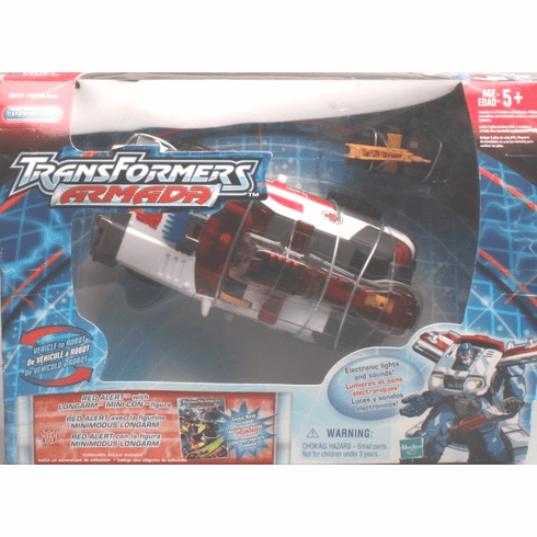 Transformers Armada Red Alert with Longarm Minicon Figure