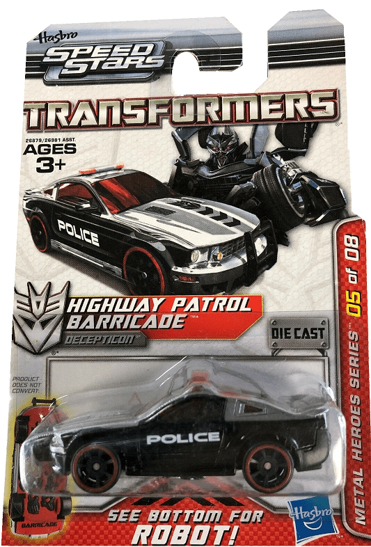 Transformers Speed Stars Highway Patrol Barricade Vehicle