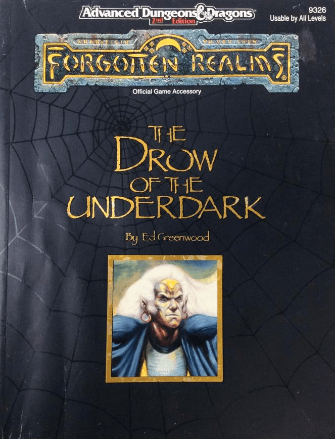 TSR 9326 AD&D Forgotten Realms The Drow of the Underdark Sourcebook