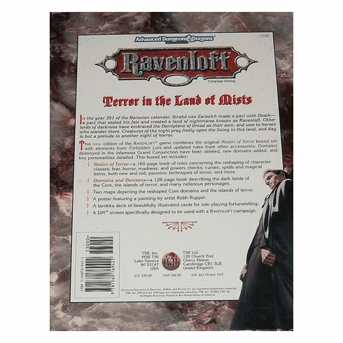 TSR AD&D Ravenloft Campaign Setting RPG Box Set