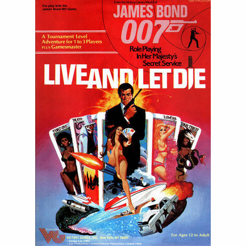 Victory Games James Bond 007 RPG Live and Let Die Box Set