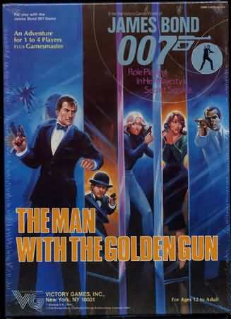 Victory Games James Bond 007 RPG The Man with the Golden Gun Box Set