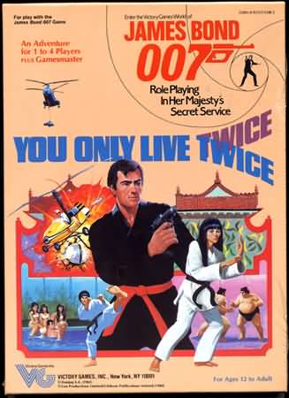 Victory Games James Bond 007 RPG You Only Live Twice Box Set