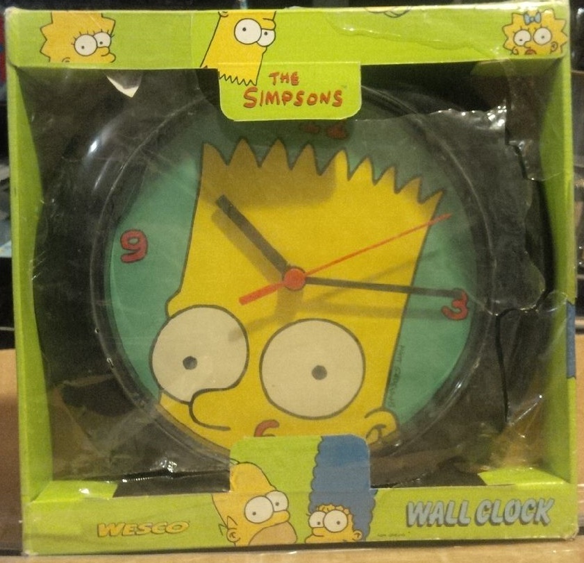 Wesco The Simpsons Bart Simpson Wall Clock