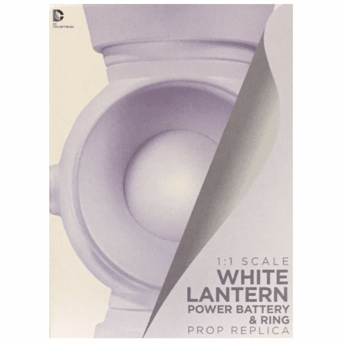 White Lantern Power Battery with Ring 1:1 Scale Replica Prop