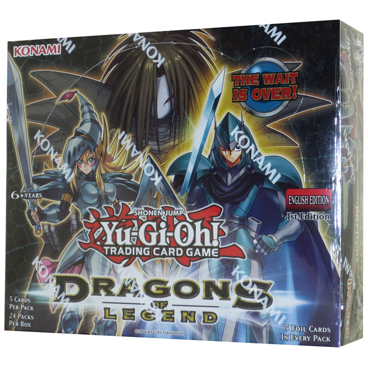Yugioh Dragons of Legend Sealed Booster Box