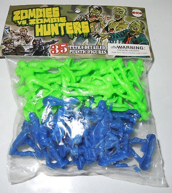 Zombie vs. Zombie Hunters Plastic Figures