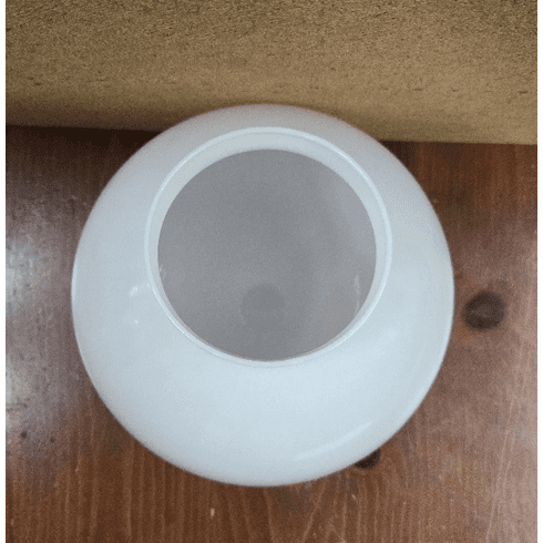8 in Matte White Globe Replacement Part