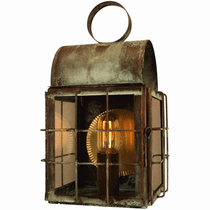 Colonial Copper Lanterns Rustic Outdoor Lighting Collections