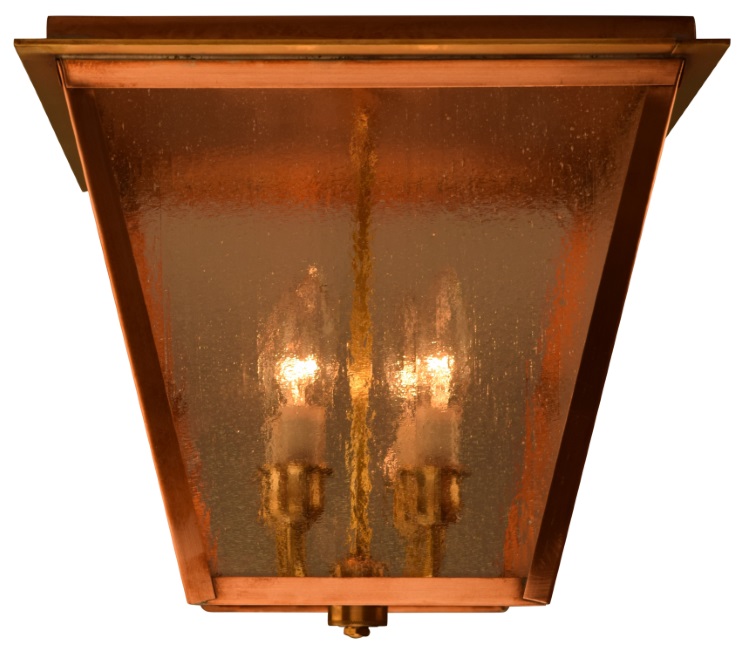 Carolina Colonial Electric Copper Ceiling Lantern Light