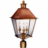 Carolina Colonial Copper Lantern Post Light Post Head