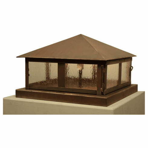Georgetown Column Pier Base Copper Lantern Outdoor Light