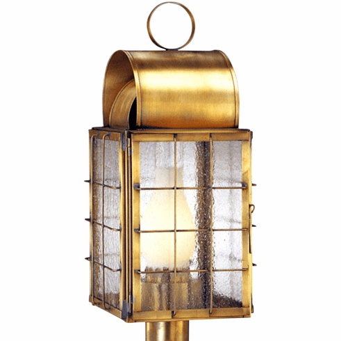 Newport Harbor Nautical Copper Lantern Post Light Head