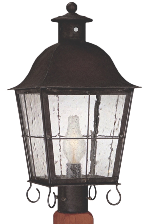 Windsor Electric Copper Lantern Post Light Head For Sale