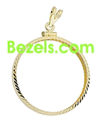 14k Gold Screw Top Bezels