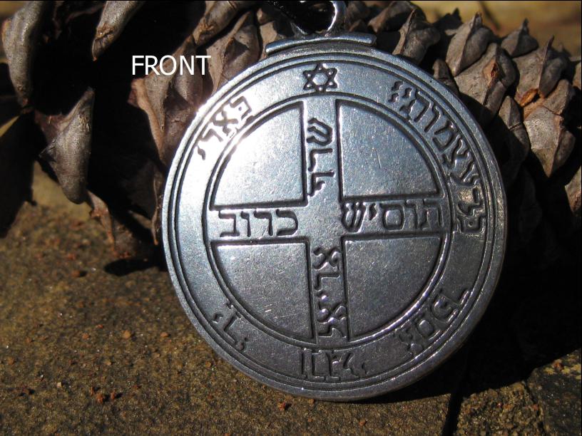 Solomon's 6th and 7th pentacles of Jupiter djinn Amulet