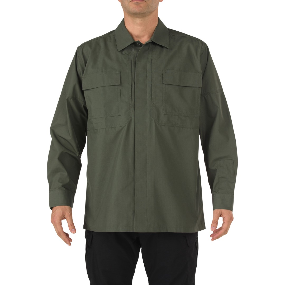 511 Ripstop TDU GREEN Shirt - Long Sleeve