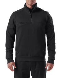 BLACK Edwards 5.11 1/4 Zip Workshirt