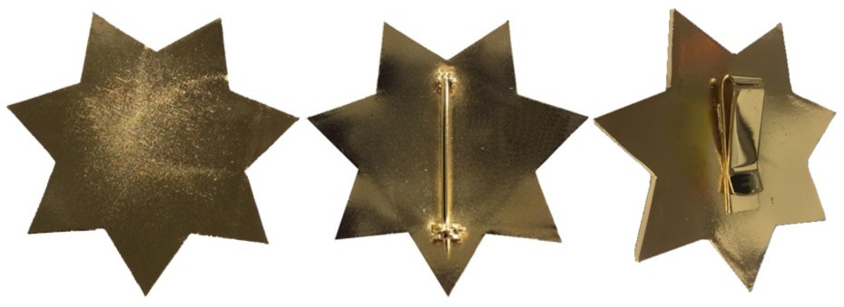 CDCR FLAT BADGE with 2 PANELS
