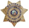 CDCR Metal Badges