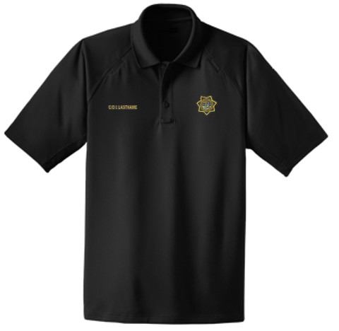 CDCR Short Sleeve Polyester Camp Polo